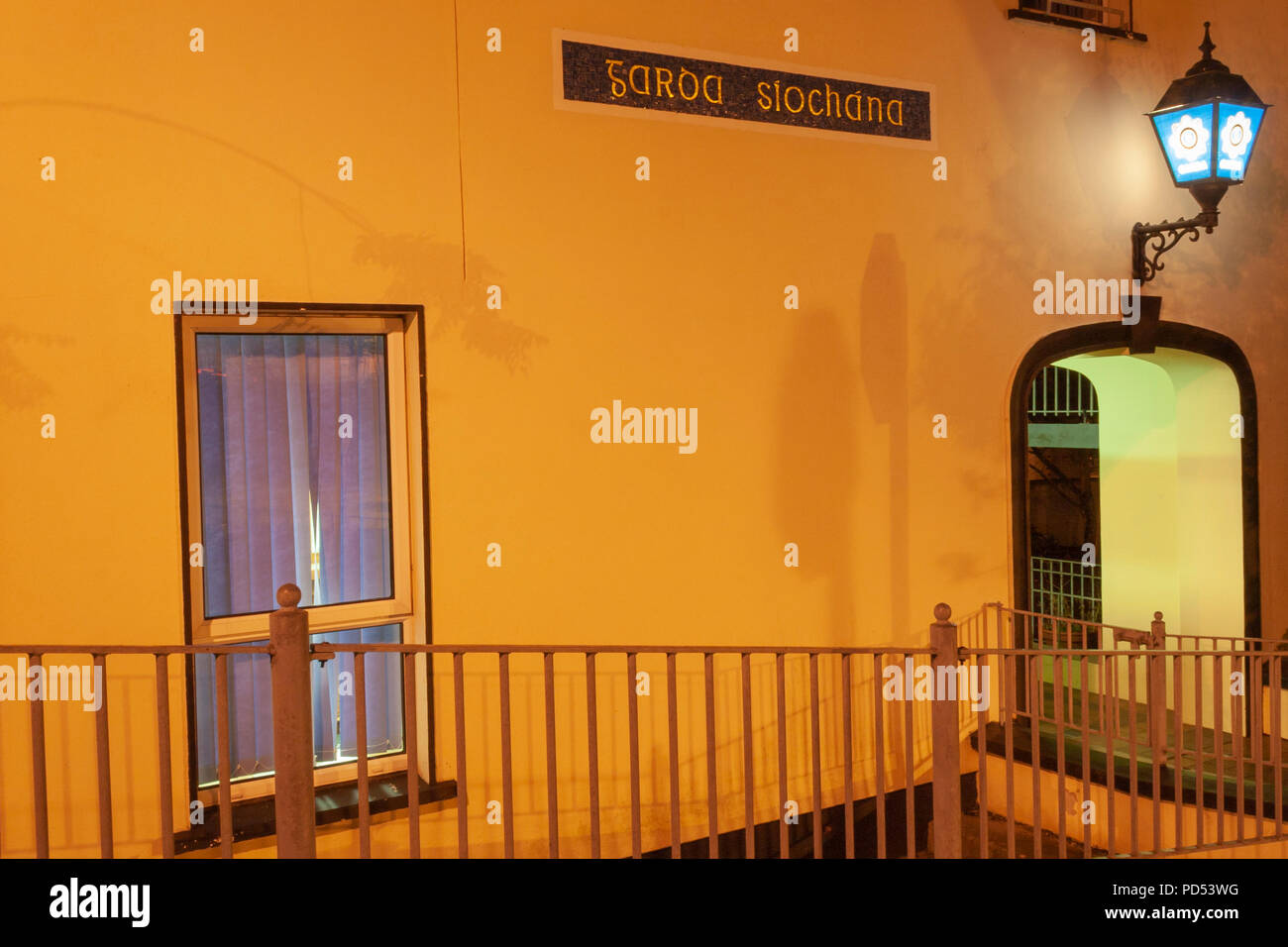 Night Scenes in the village of Westport in County Mayo, Ireland Stock ...