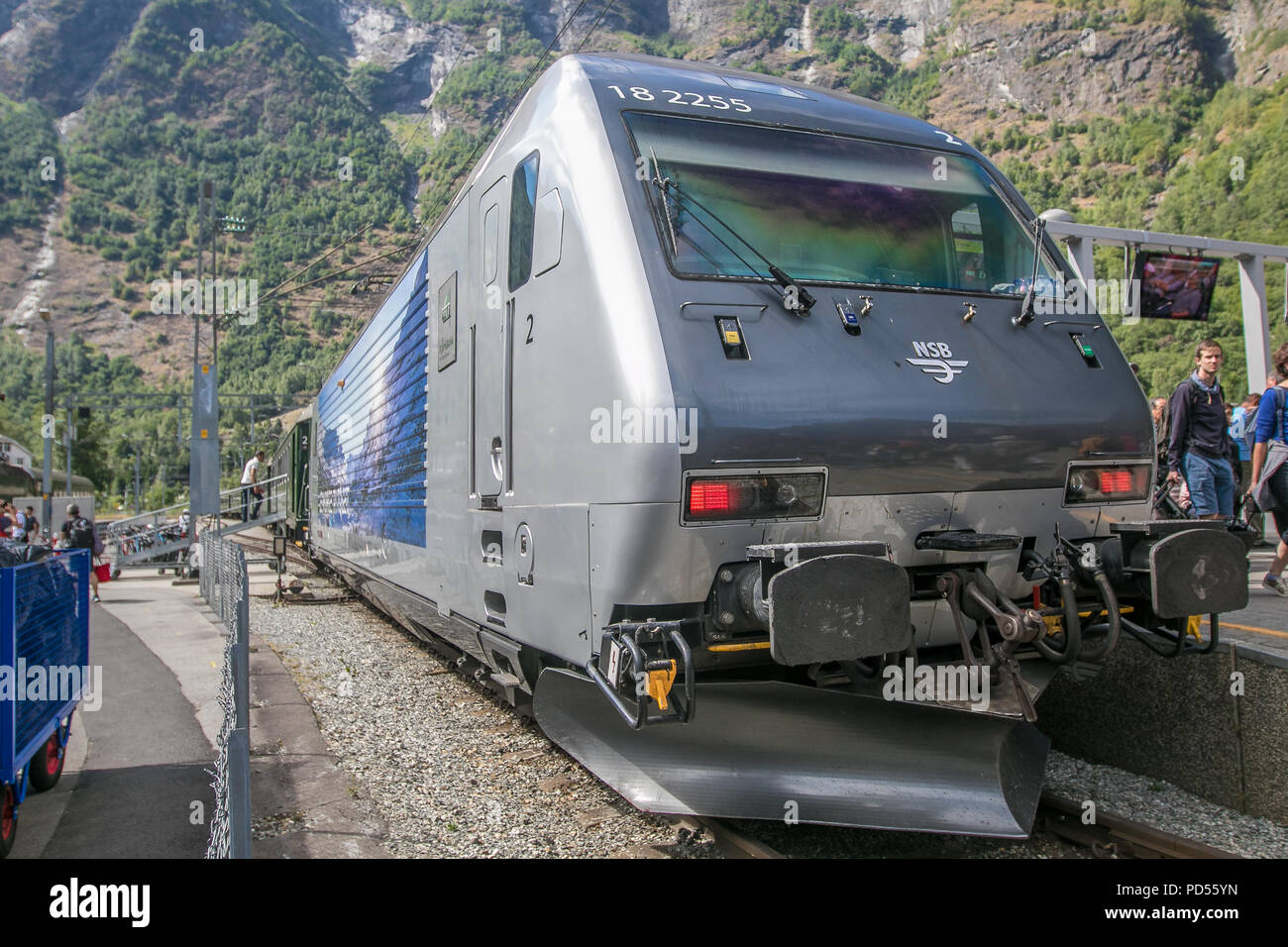 Flam Railway Train Norway High Resolution Stock Photography and Images - Alamy