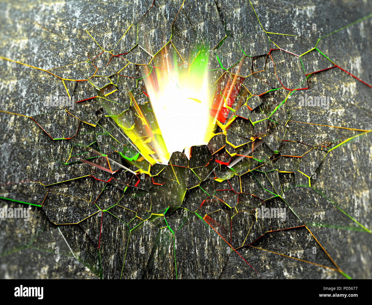 Light fracture in a dirty wall background Stock Photo - Alamy