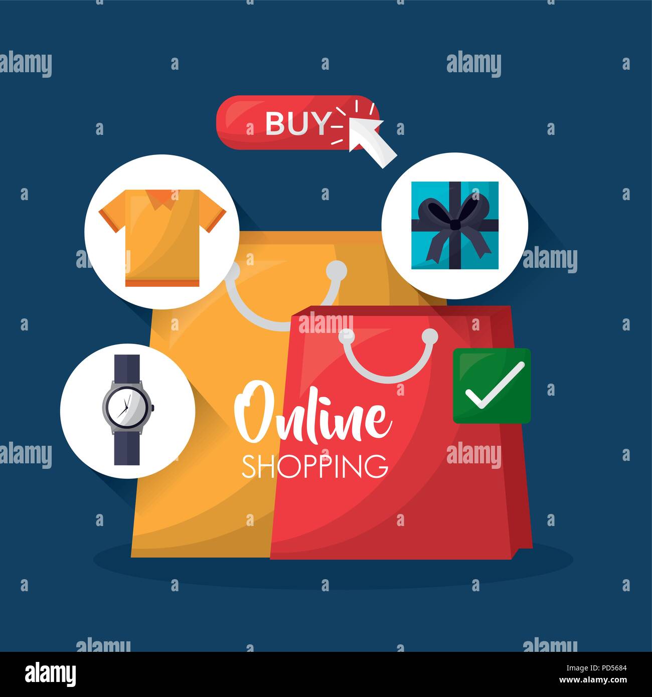 online shopping card Stock Vector Image & Art - Alamy