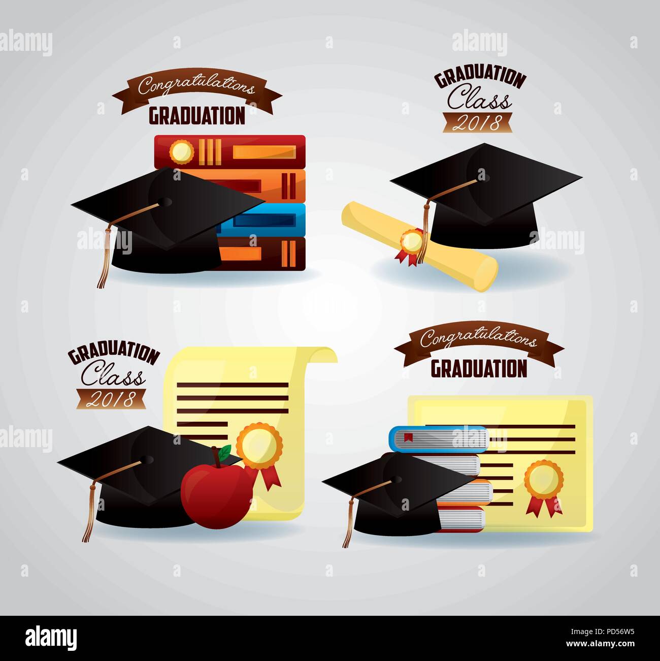 Congrats grad! Stock Vector Images - Alamy
