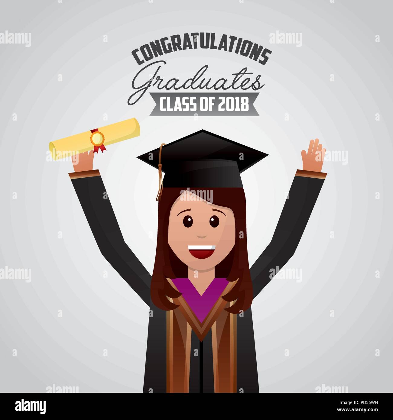 Graduation Congrats Girl