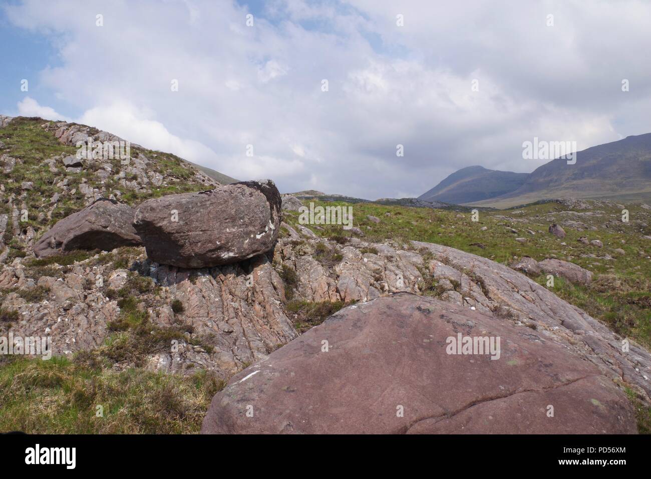 Highland Landscape of Torridonian Sandstone and Lewissian Gneiss. An ...