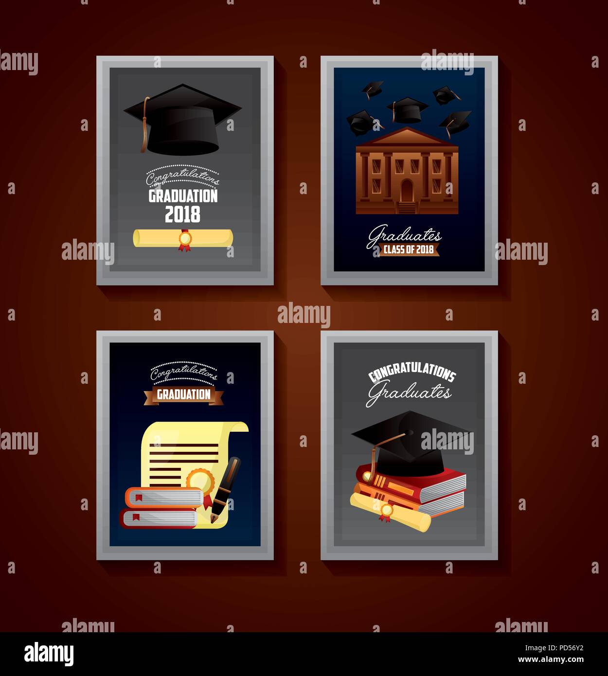 congratulations graduation card Stock Vector Image & Art - Alamy