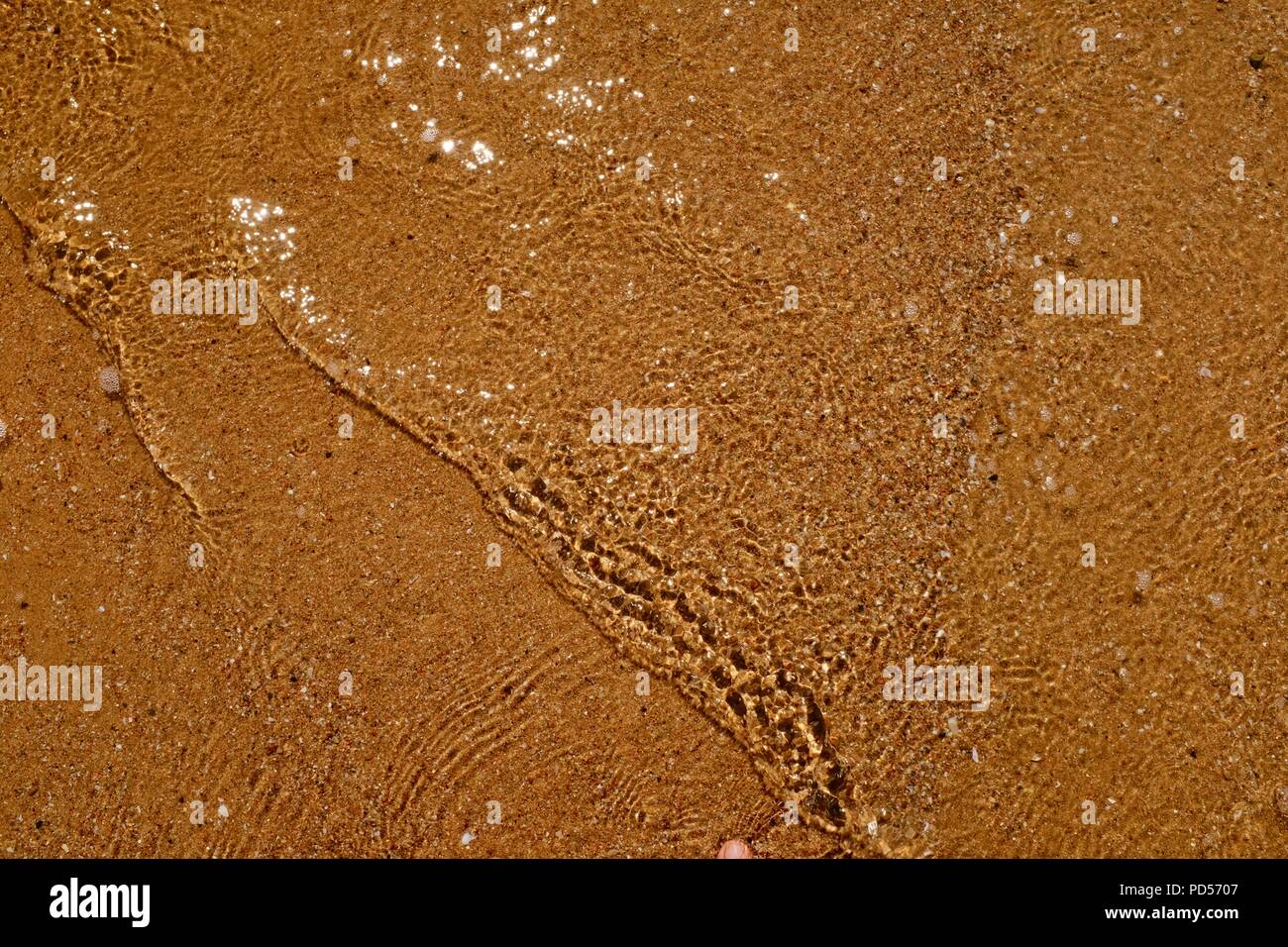 Real water gentle waves sea hi-res stock photography and images - Alamy