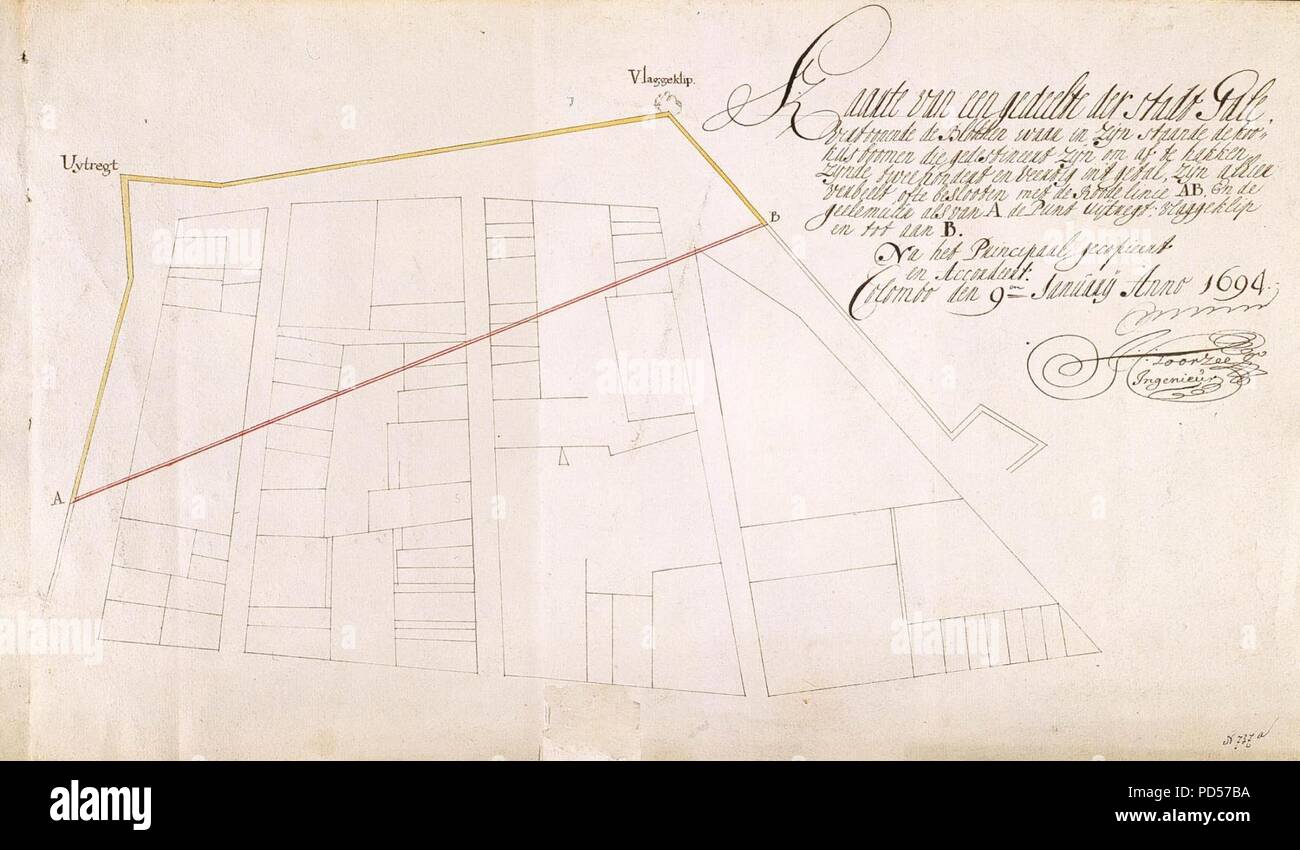 Map of Gale Stock Photo - Alamy