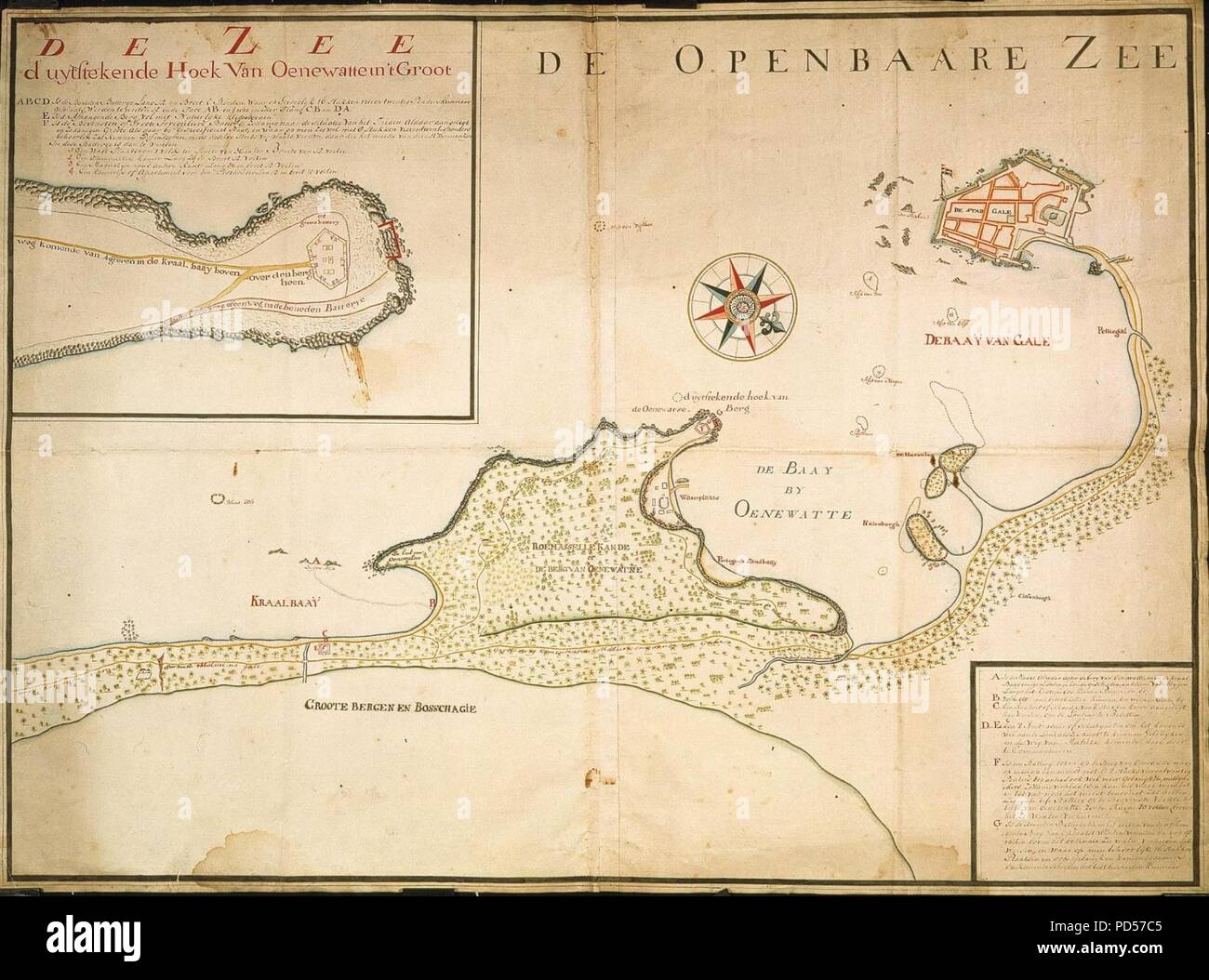 Map of Gale Stock Photo - Alamy