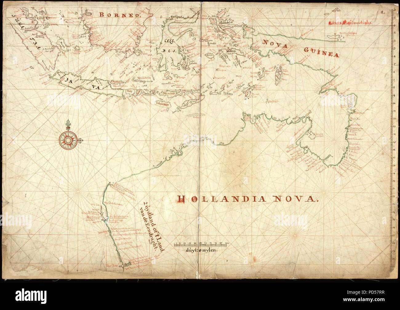 Map of the Indies archipelago Stock Photo - Alamy