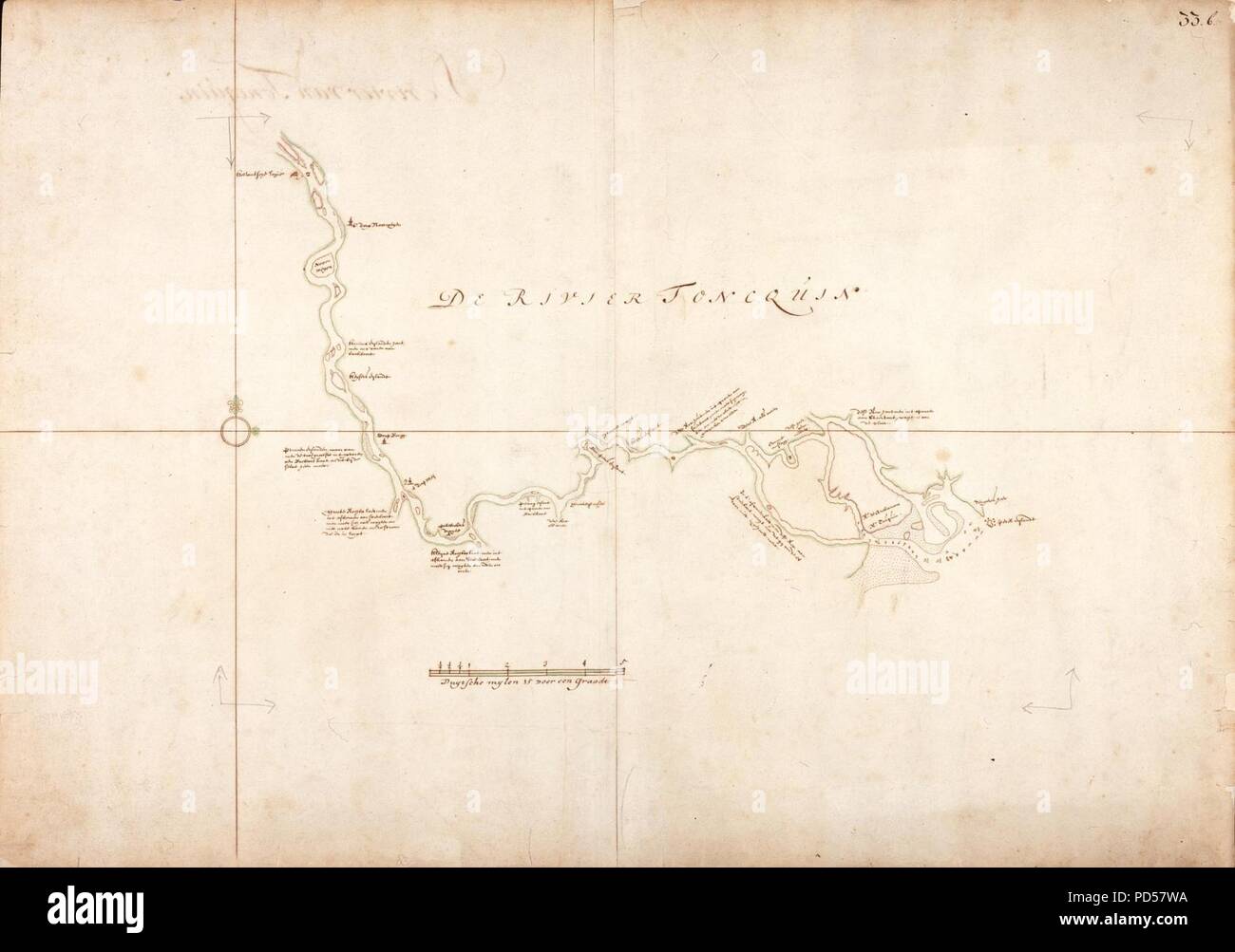 Tonquin map hi-res stock photography and images - Alamy