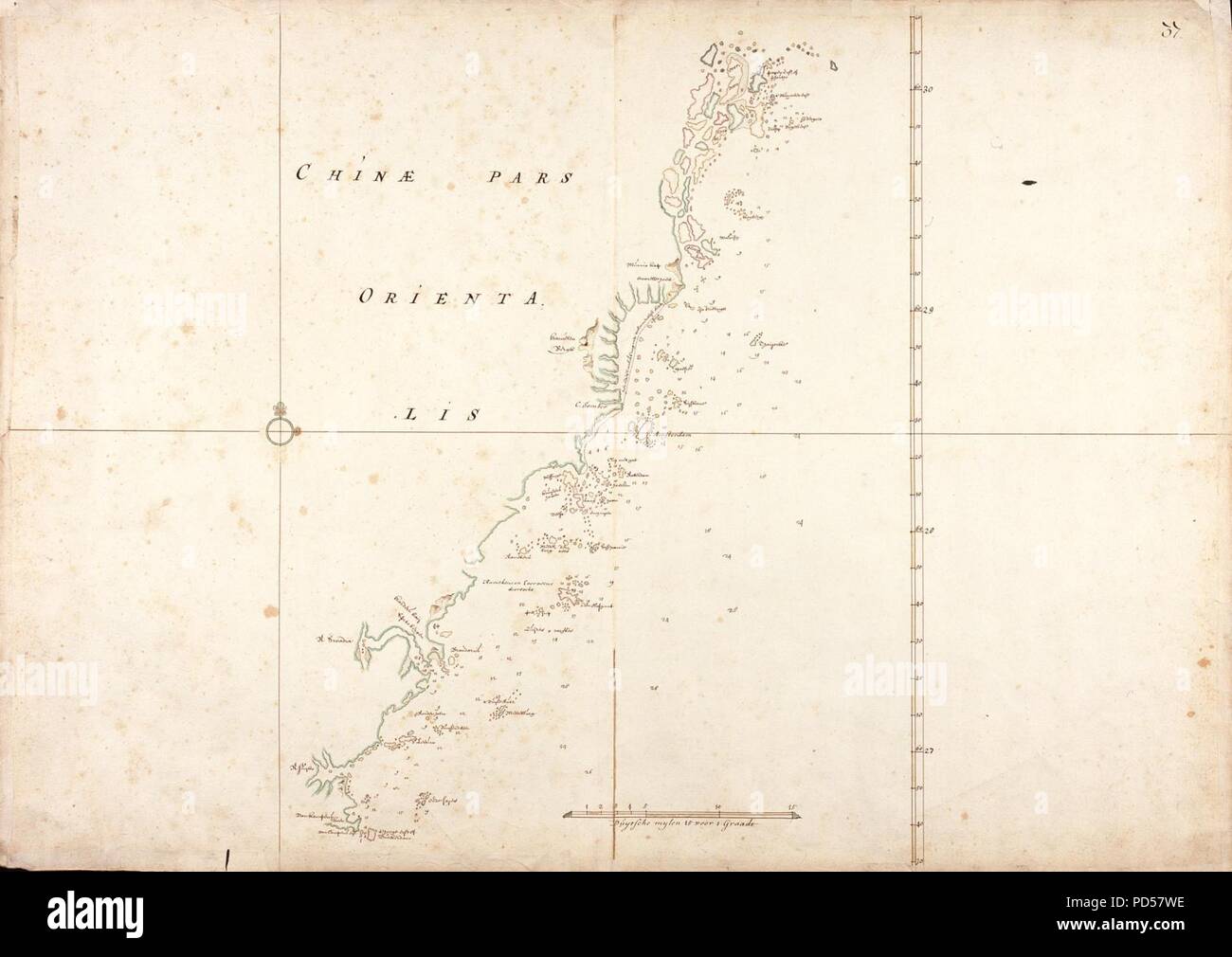 Map of china coast hi-res stock photography and images - Alamy