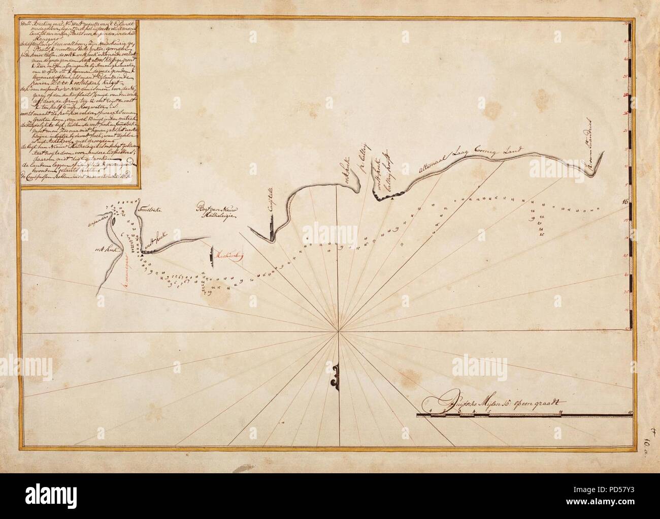 Map of Andriesland to Anpandro on the north west coast of Madagascar ...
