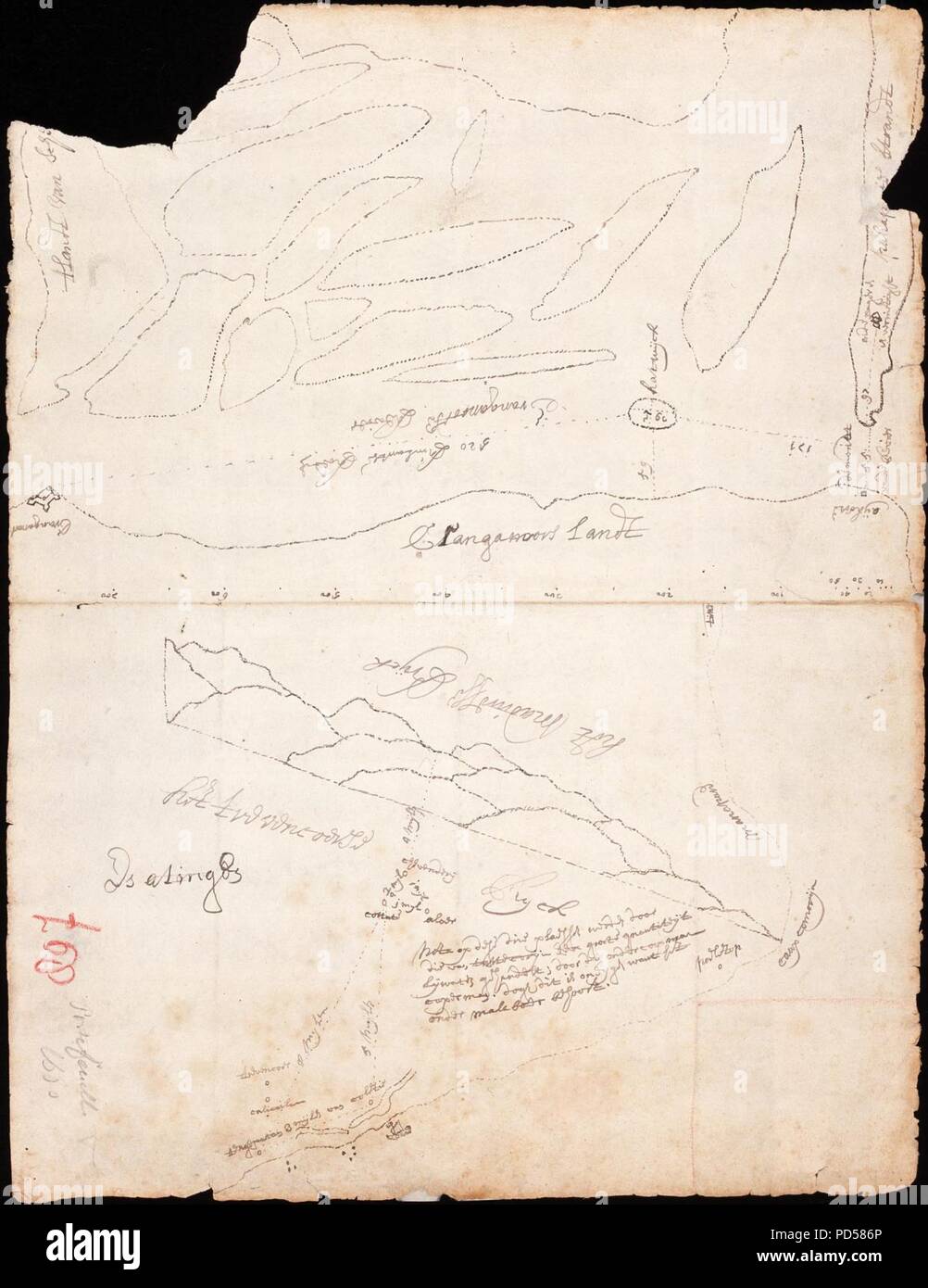 Map of Cochin and environs Stock Photo - Alamy