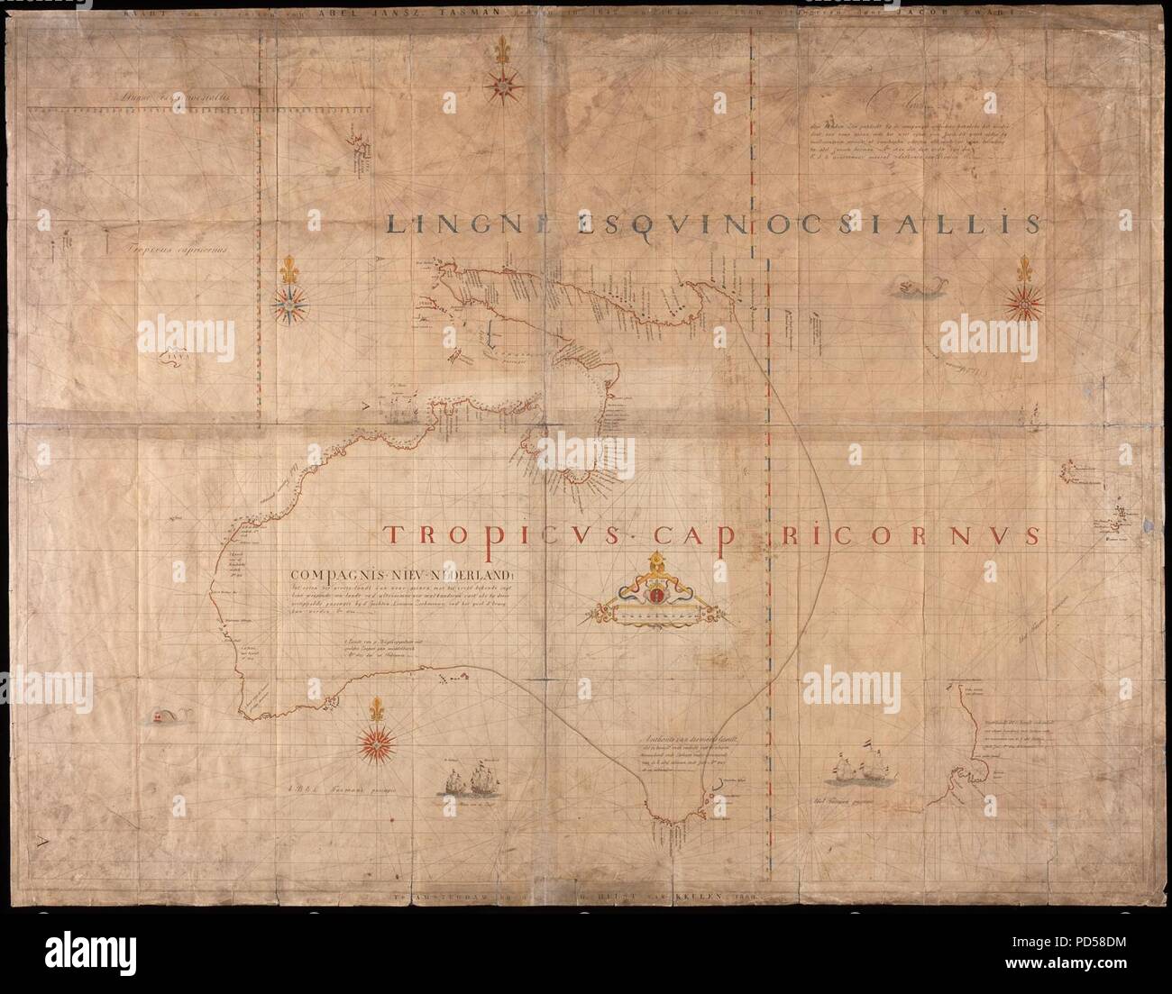 Tasman map hi-res stock photography and images - Alamy