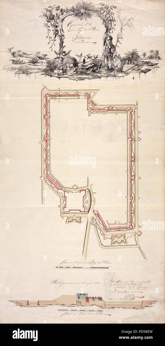 Batavia map hi-res stock photography and images - Alamy