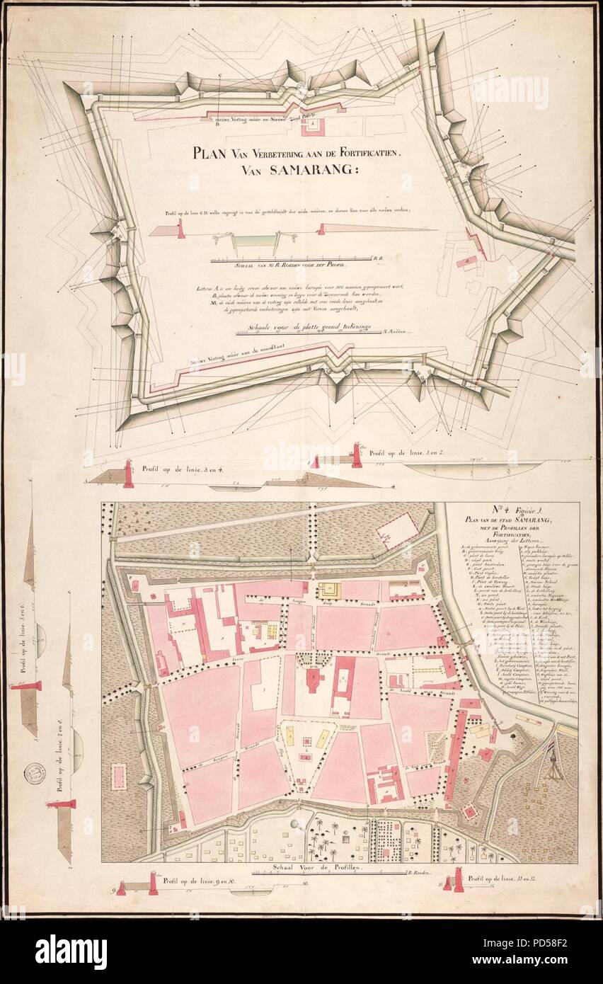 Map of Samarang Stock Photo - Alamy
