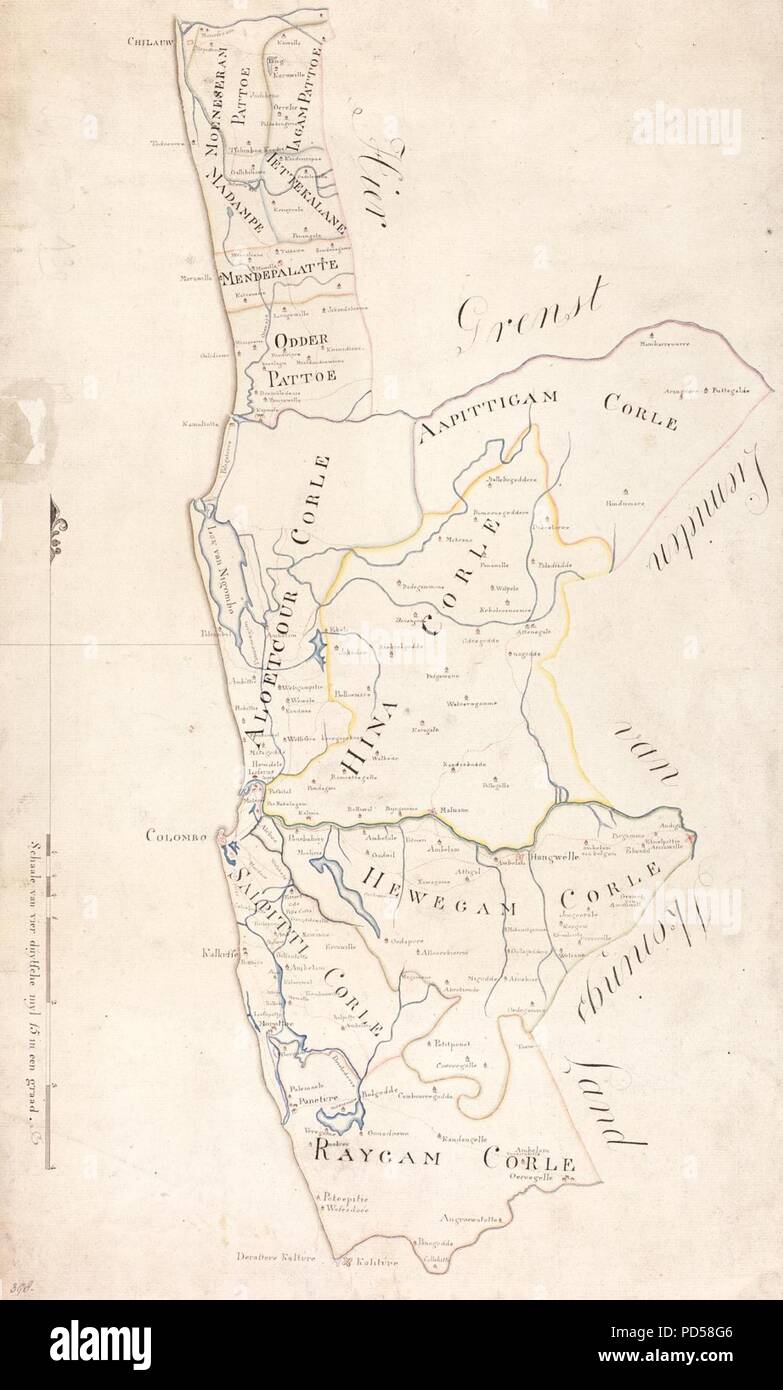 Archival ceylon map hi-res stock photography and images - Alamy