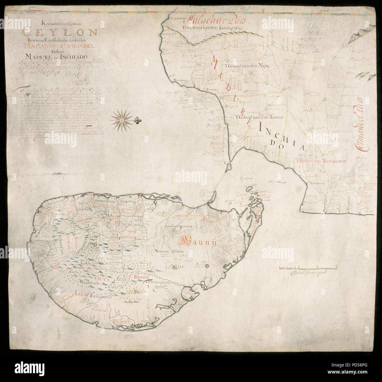 Archival ceylon map hi-res stock photography and images - Alamy