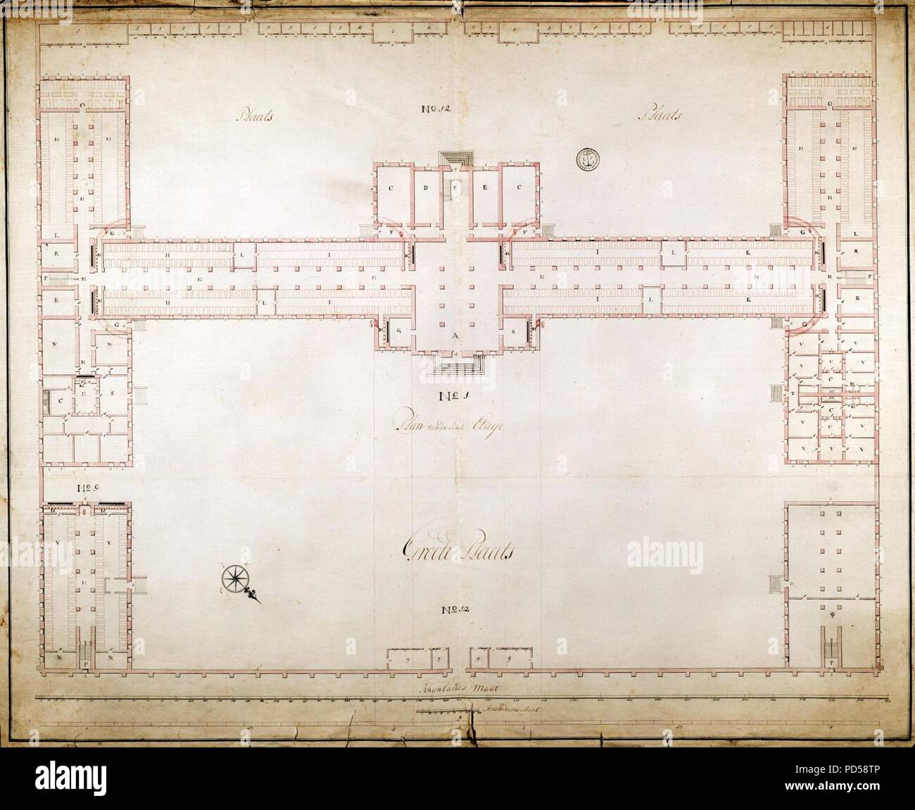 Design for a hospital on the Cape of Good Hope Stock Photo - Alamy