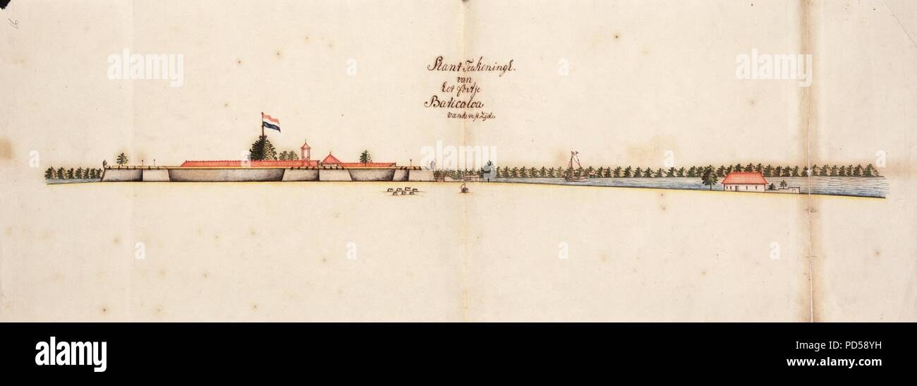 View of the fort of Baticaloa Stock Photo - Alamy