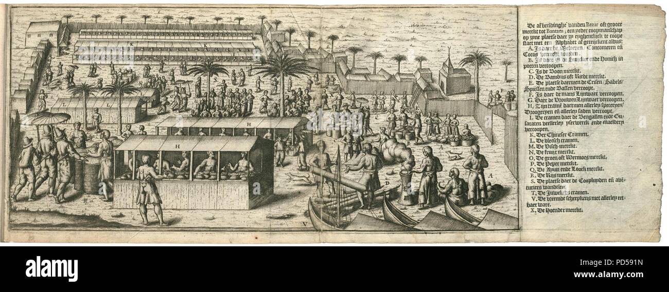 View of Bantam market Stock Photo - Alamy