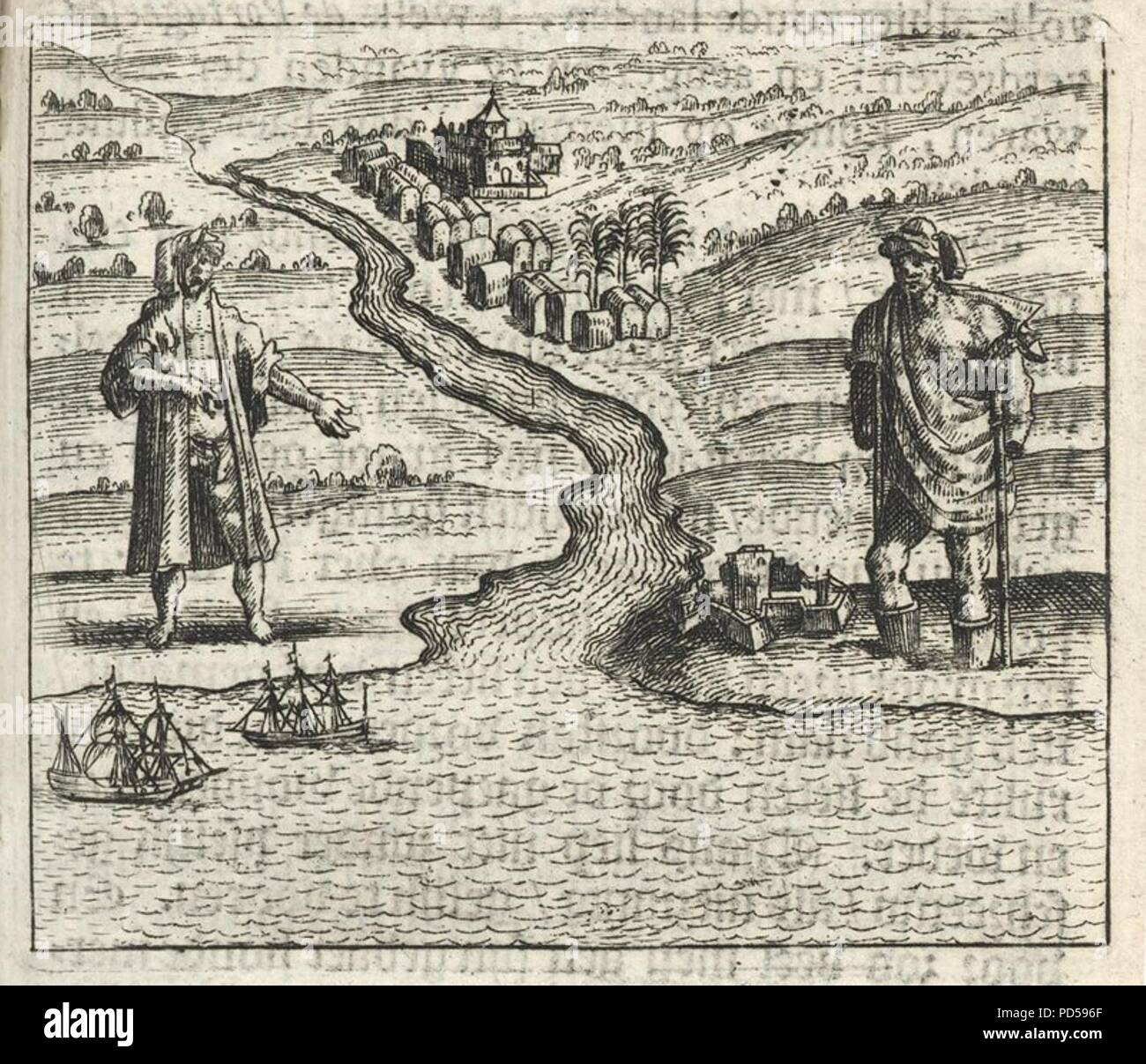 Dutch ships arrive in Achin Stock Photo - Alamy