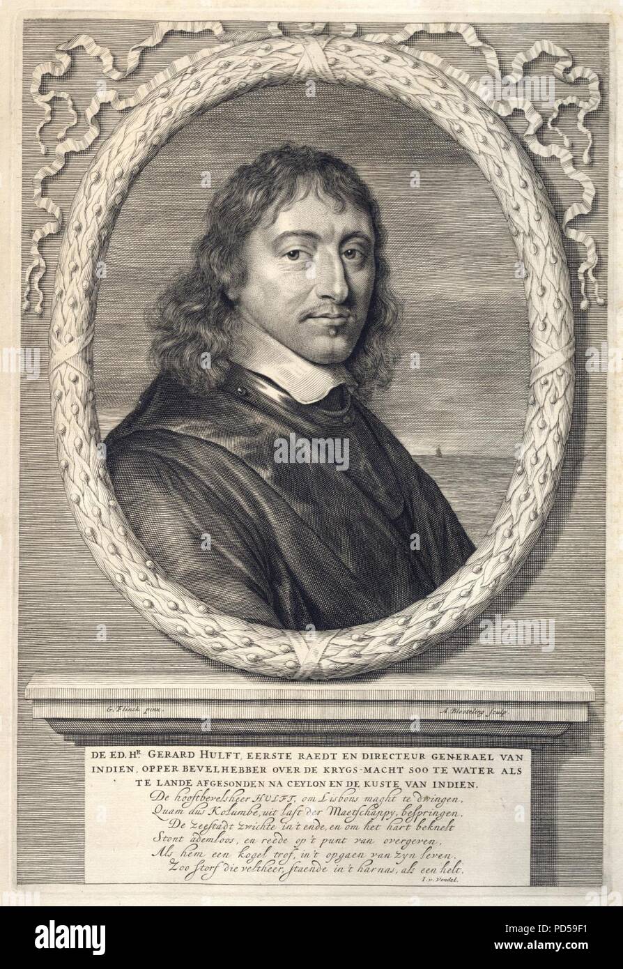 Portrait of General Hulft Stock Photo - Alamy