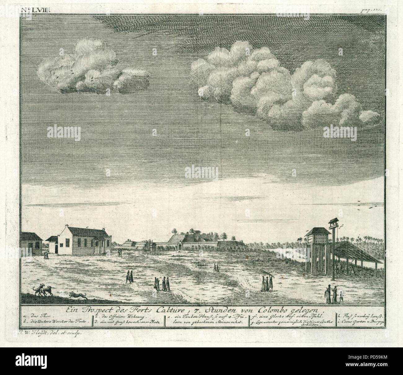 View of Calture fort Stock Photo - Alamy