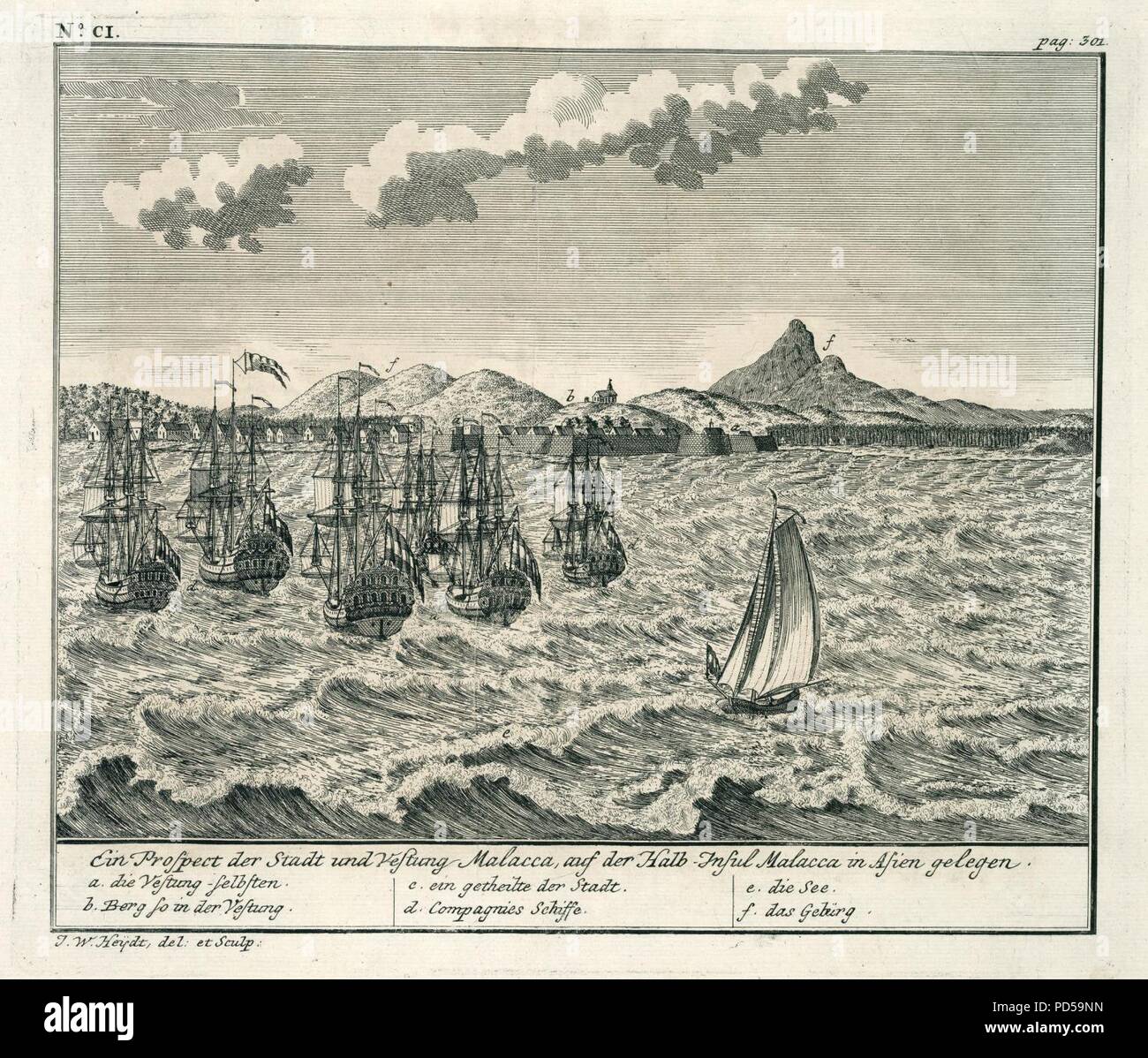 View of the Malacca peninsula Stock Photo - Alamy