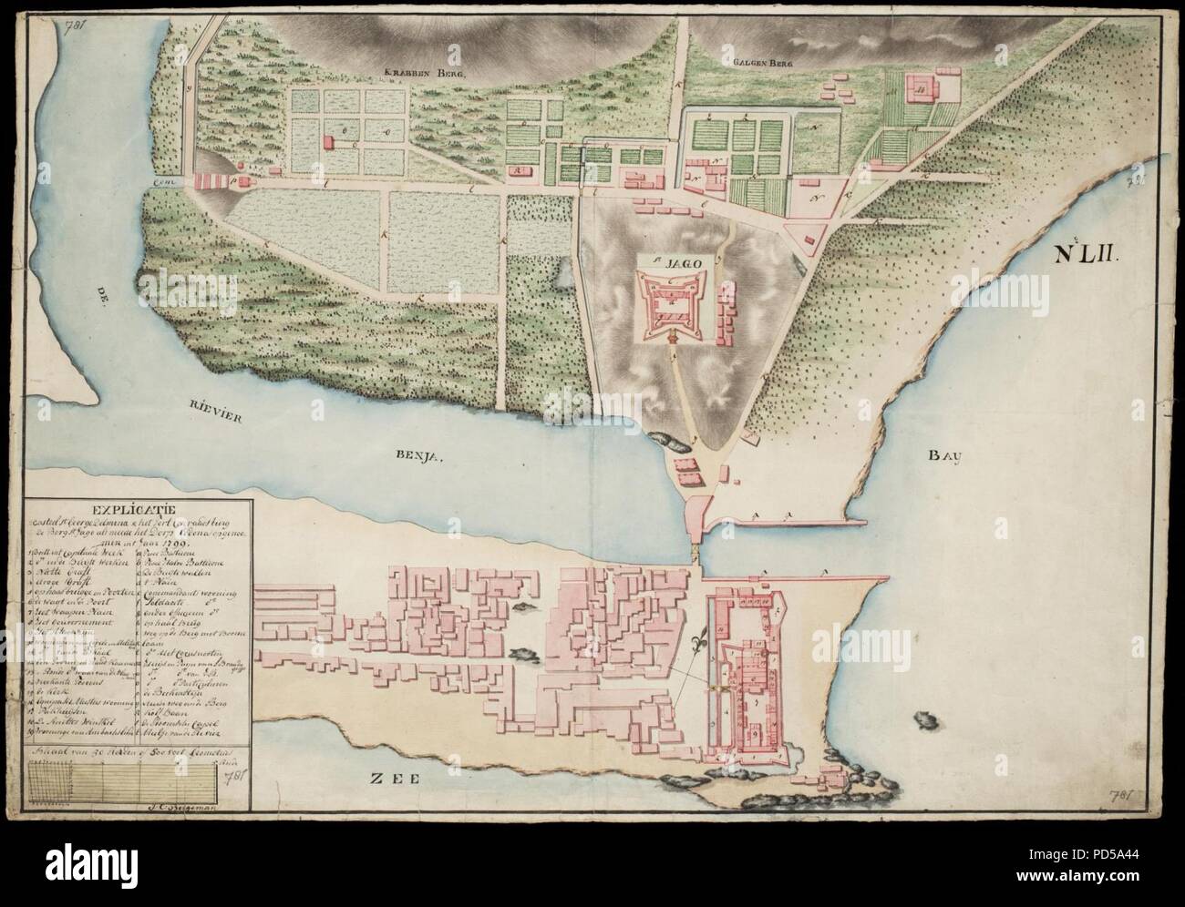 George vintage map hi-res stock photography and images - Alamy