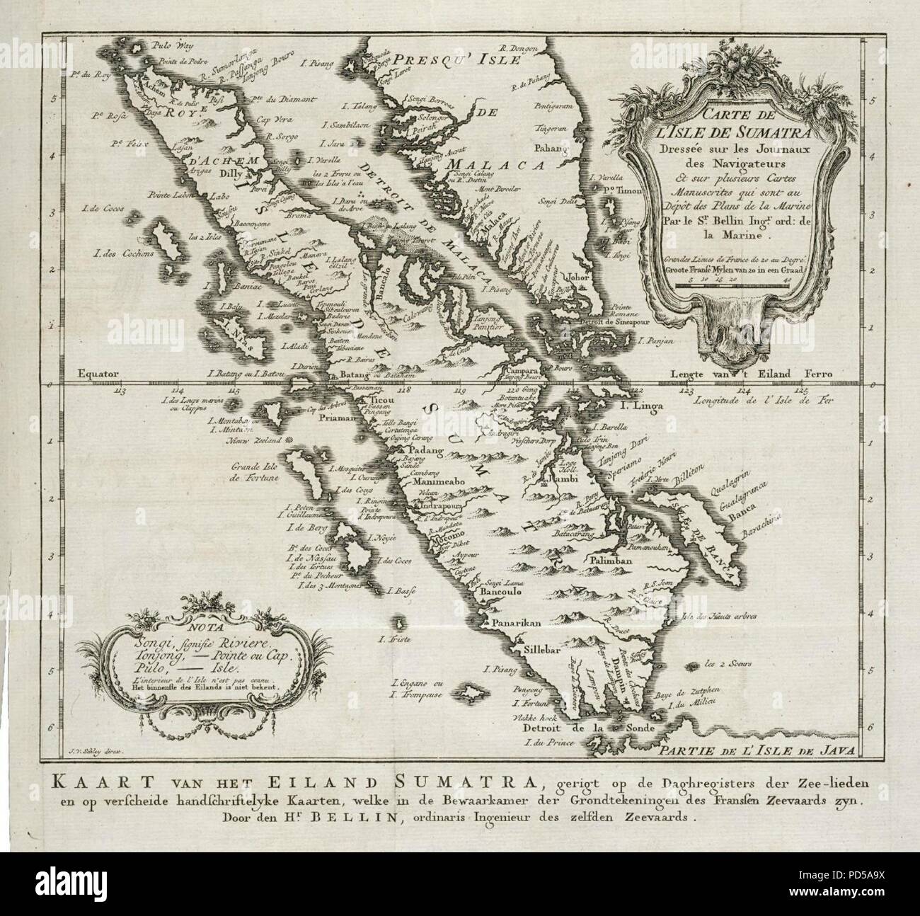 Vintage sumatra map hi-res stock photography and images - Alamy