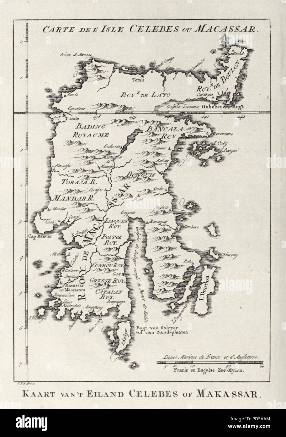 Celebes map hi-res stock photography and images - Alamy