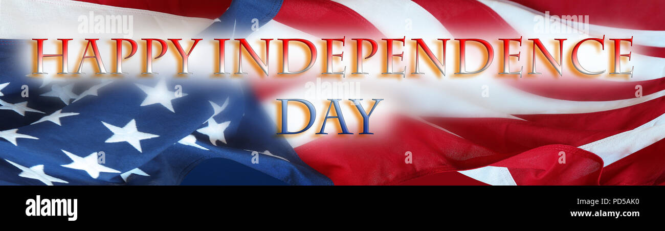 American flag. Happy Independence Day Stock Photo - Alamy
