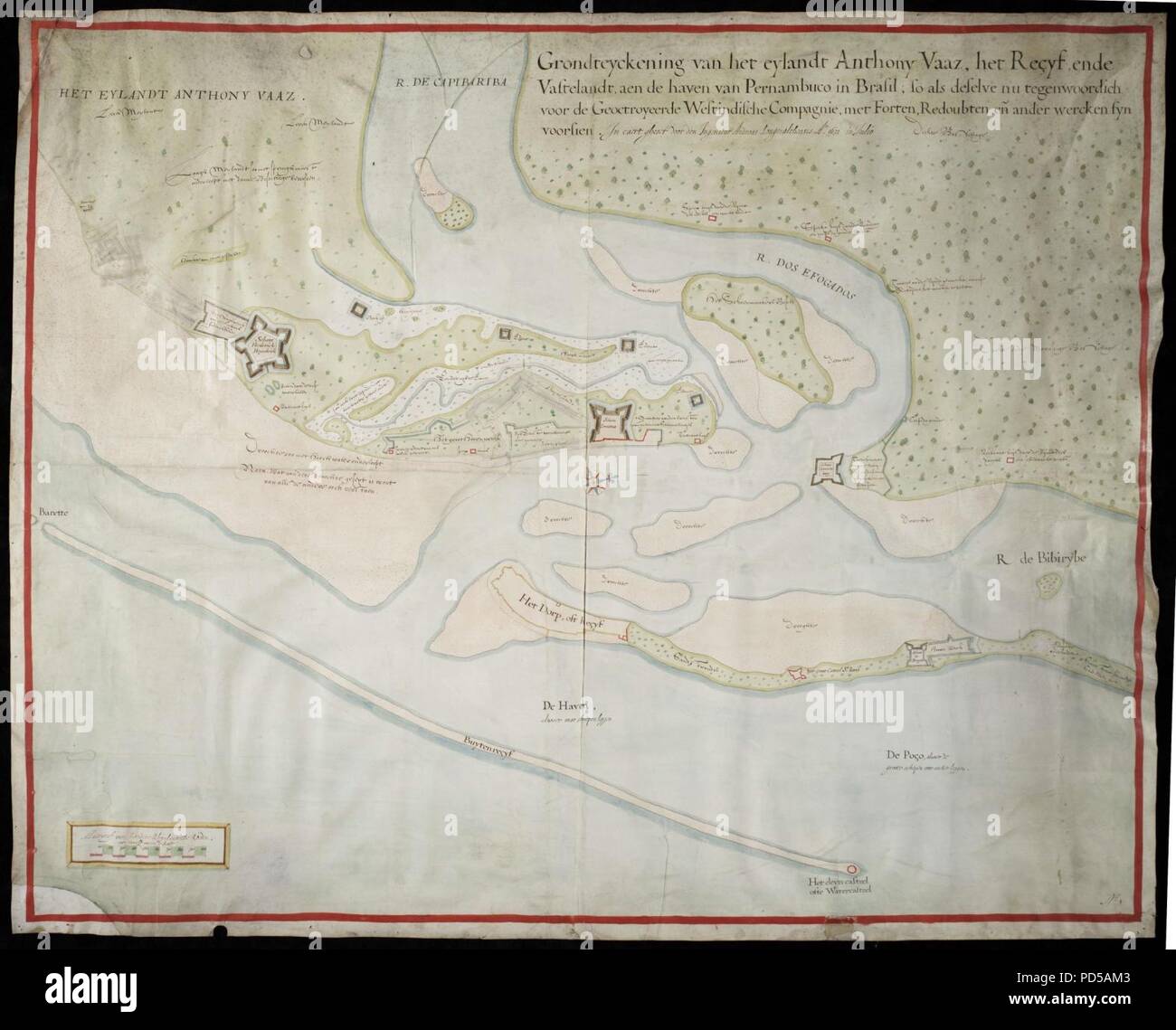 Recife map hi-res stock photography and images - Alamy