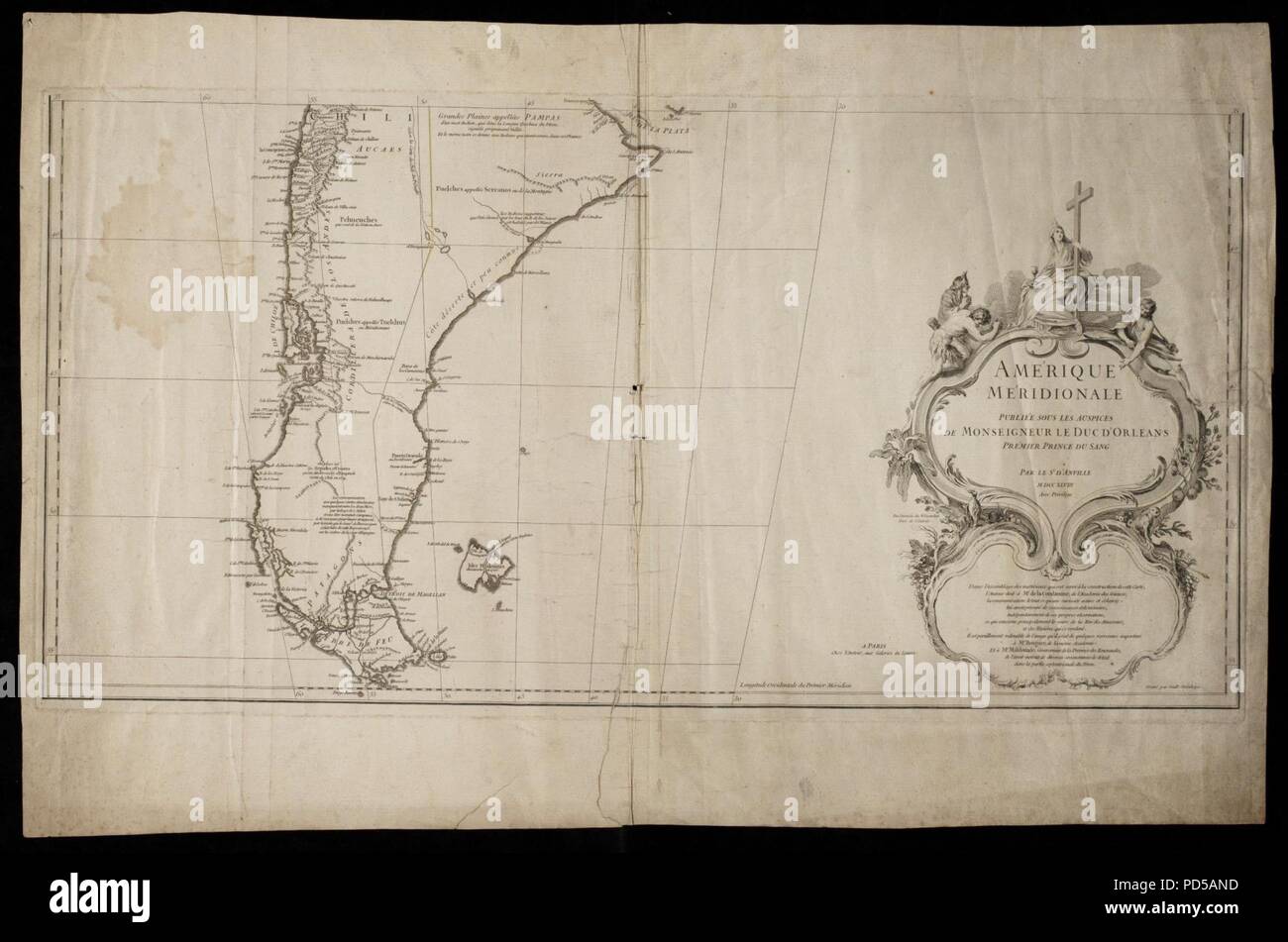 Map southern part south hi-res stock photography and images - Alamy