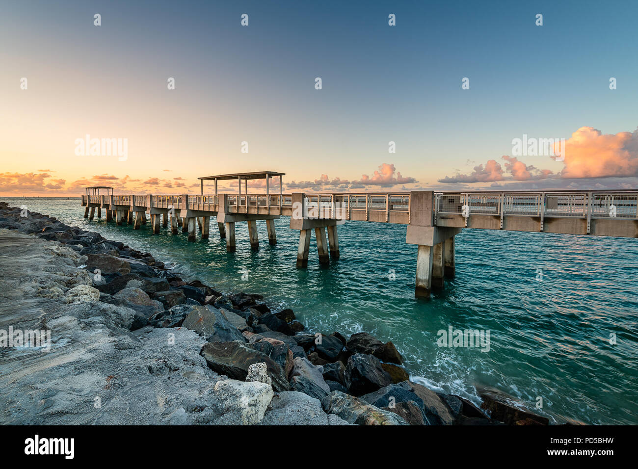 South Pointe Park and South Beach Stock Photo - Alamy