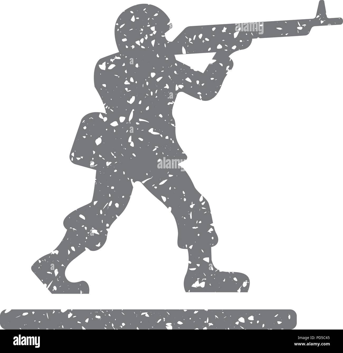 Grunge icon - Toy soldier Stock Vector Image & Art - Alamy