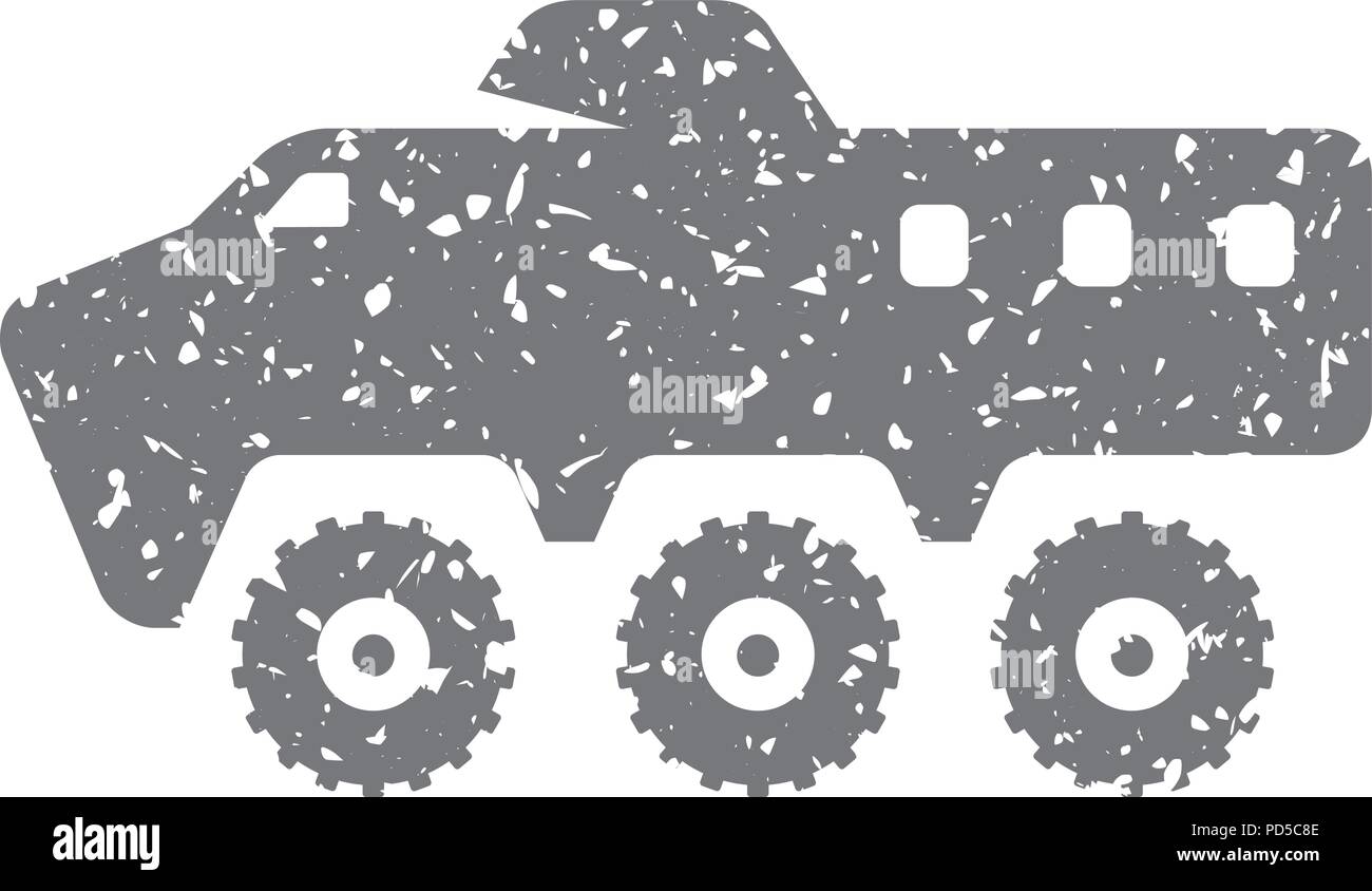 Grunge icon - Armored vehicle Stock Vector Image & Art - Alamy