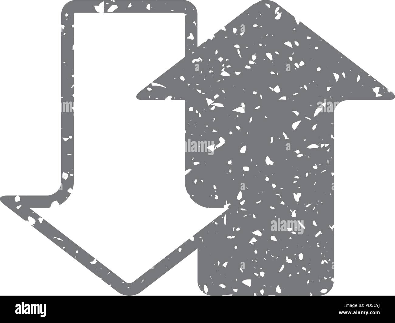 Grunge icon - Arrows Stock Vector Image & Art - Alamy