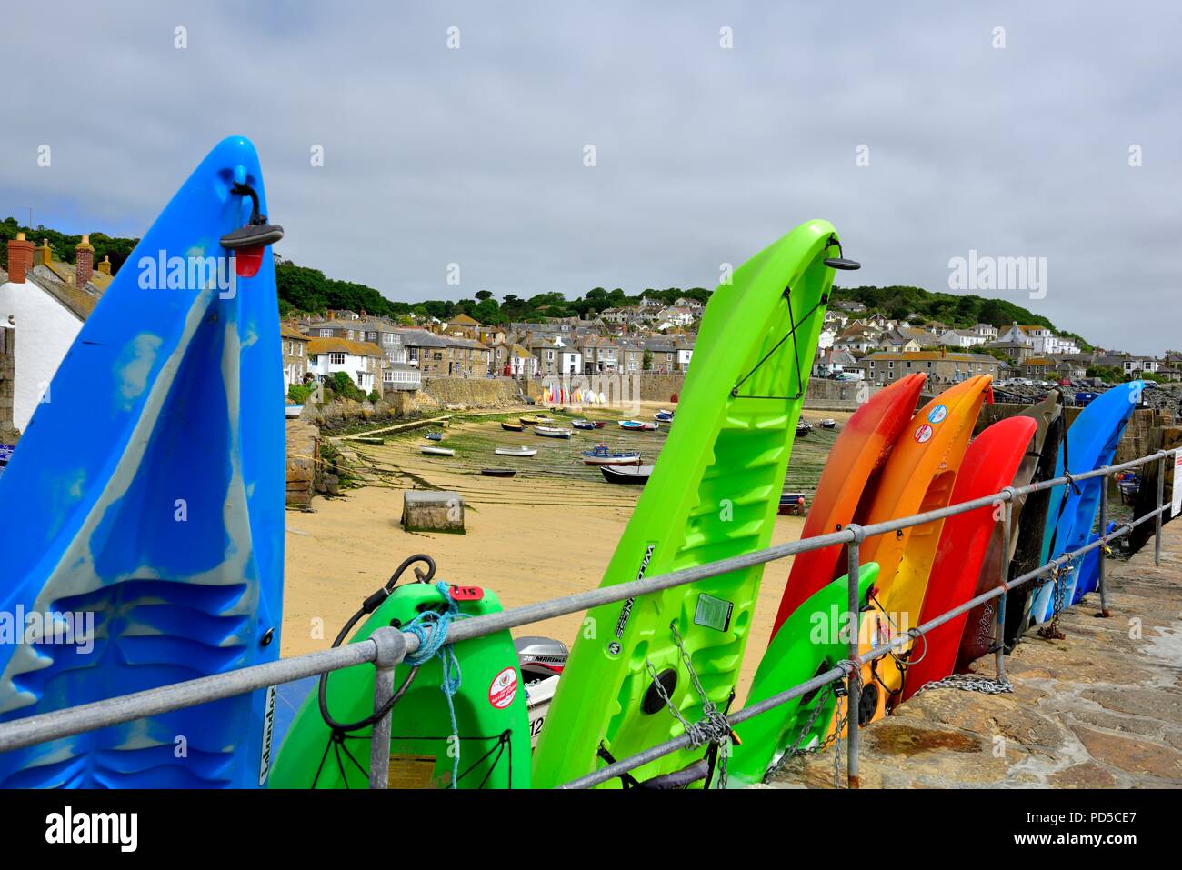 Mousehole, fishing village,Cornwall,England,UK Stock Photo - Alamy