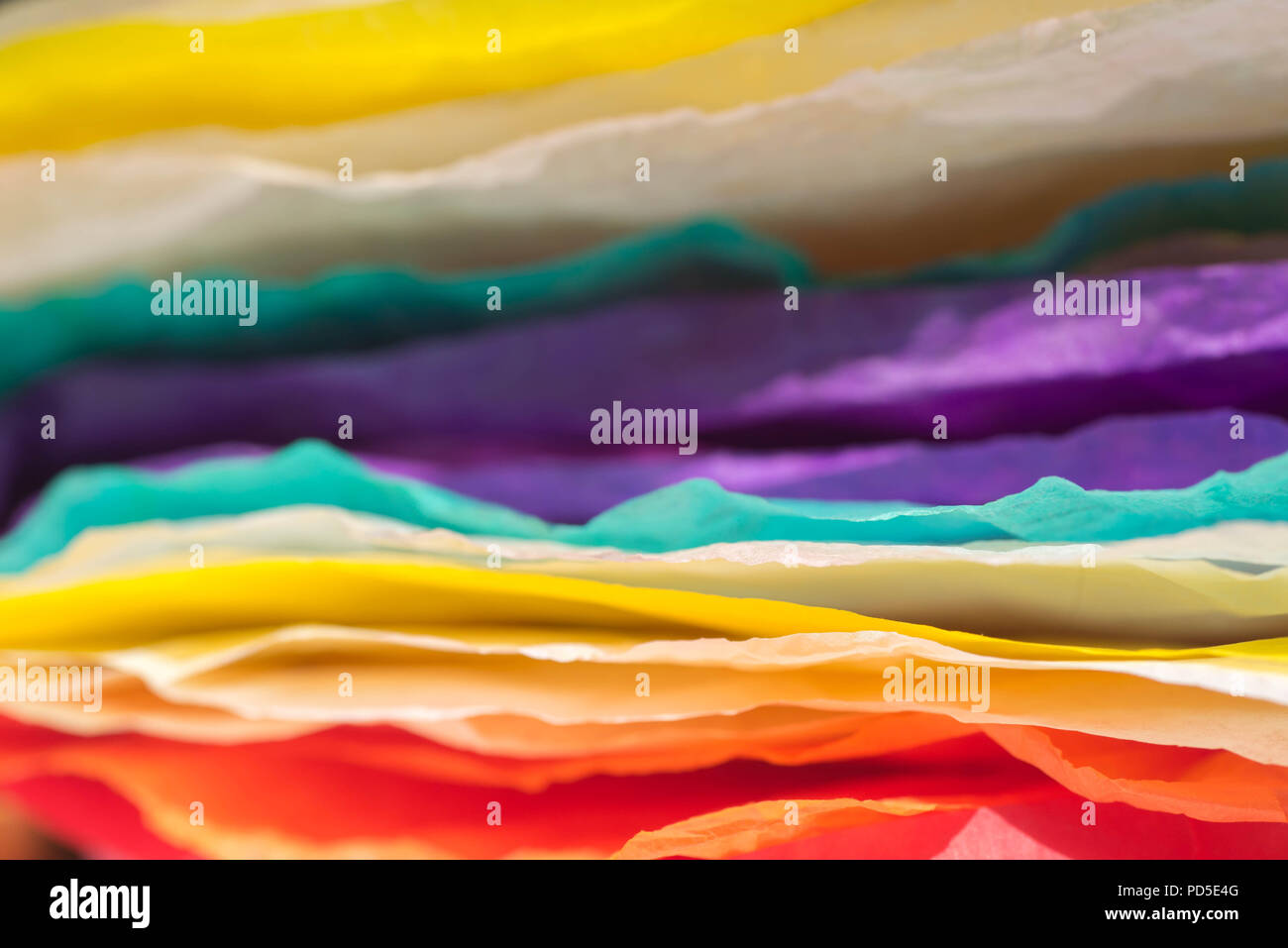 Bright colors of tissue hi-res stock photography and images - Alamy