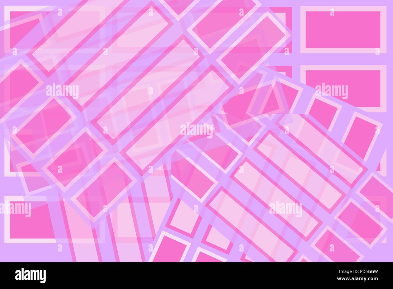 Rectangle shapes of pink and red blended to look like a background of ...