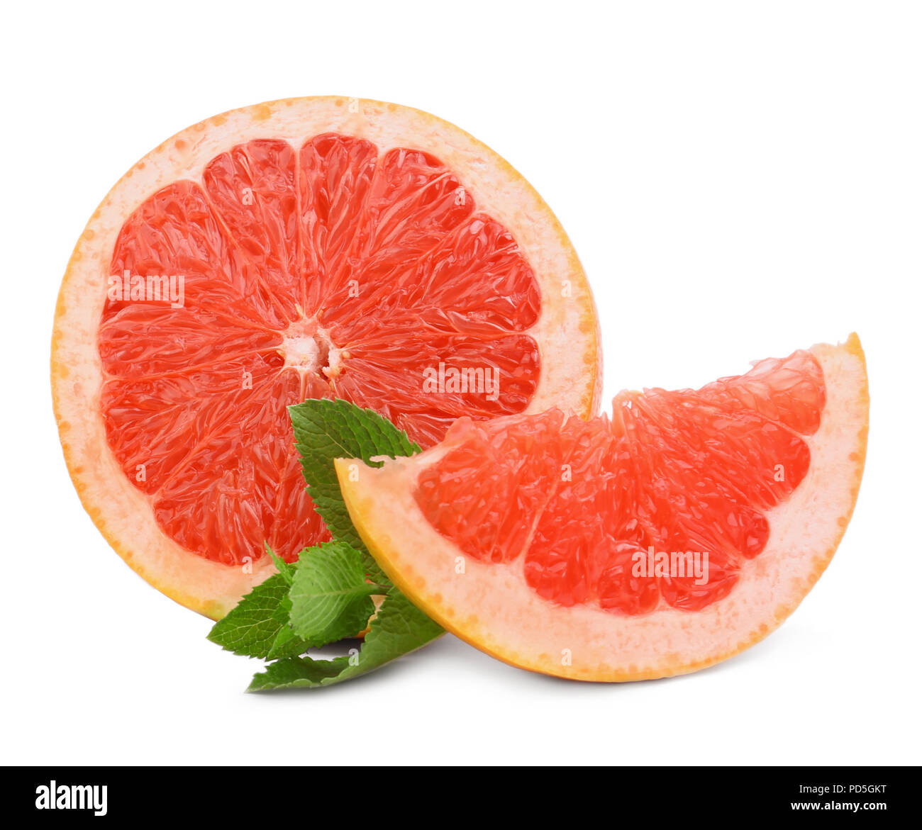 grapefruit isolated on white background Stock Photo - Alamy