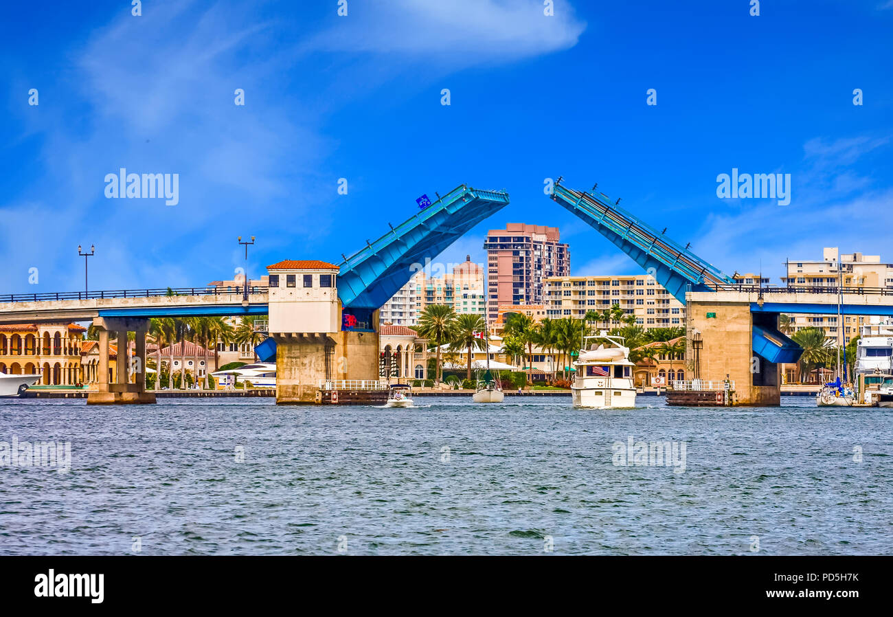 Bridge Draw Drawbridge Florida High Resolution Stock Photography and ...