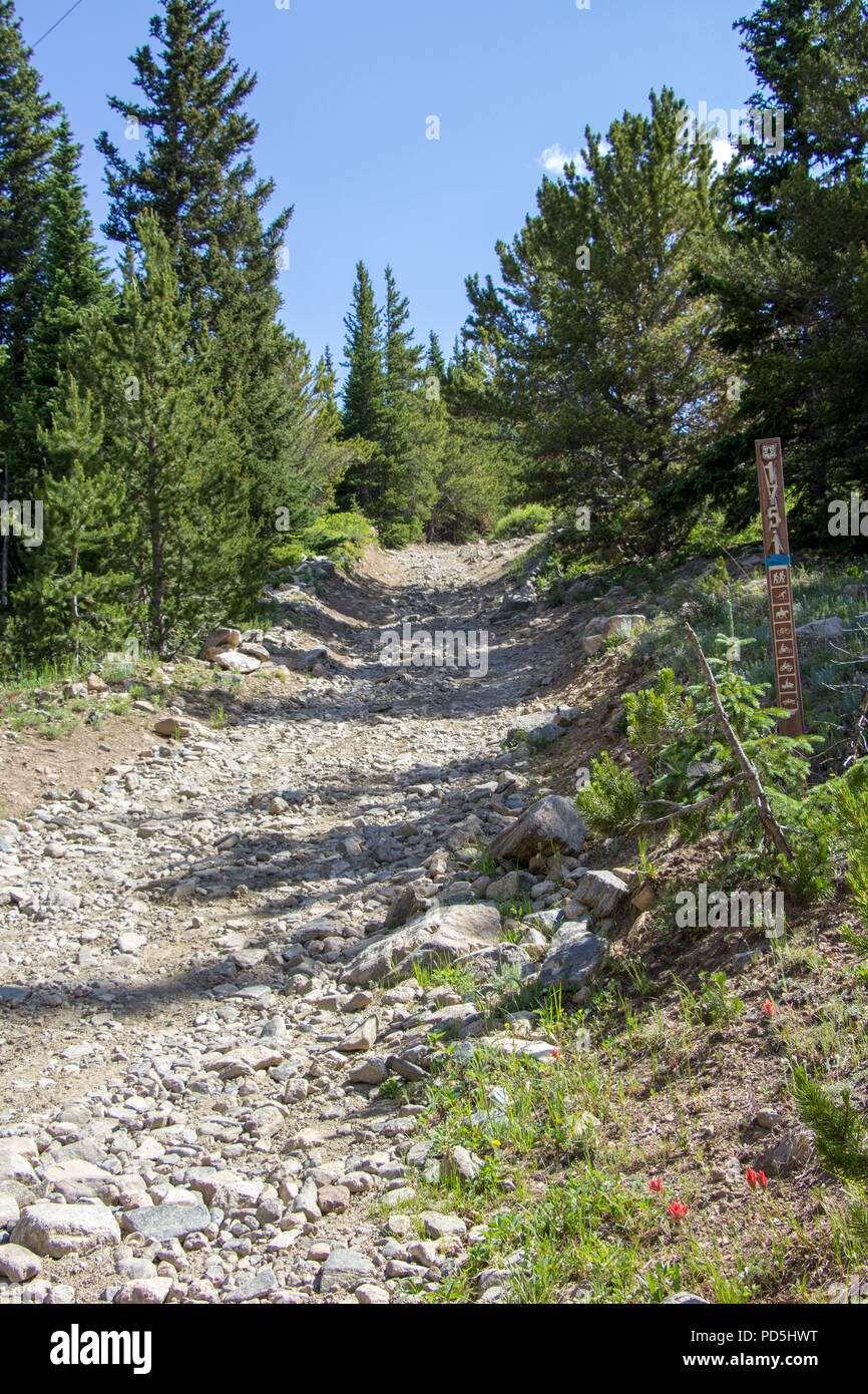 Exploring Yankee Hill in the Jeep Stock Photo - Alamy