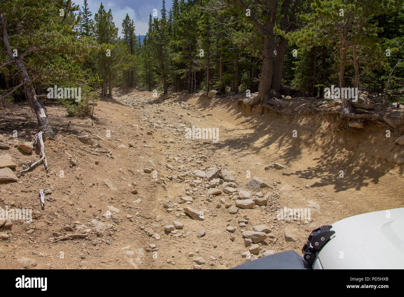 Exploring Yankee Hill in the Jeep Stock Photo - Alamy