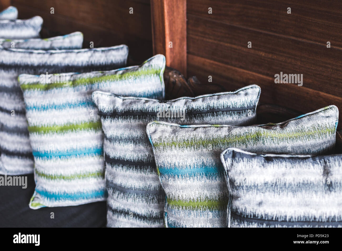 Handmade colorful pillows Stock Photo - Alamy