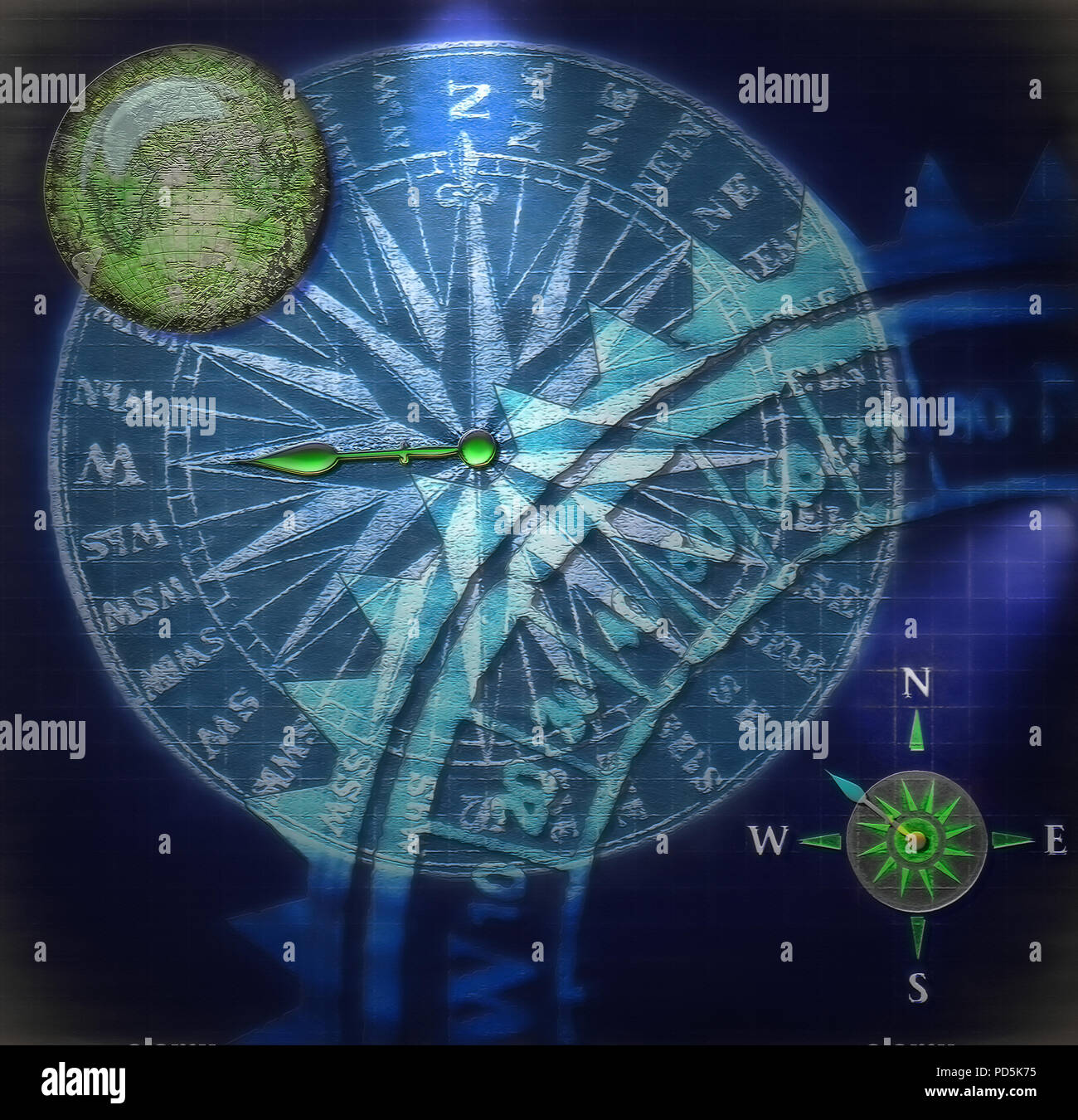 "Compass 2" is a concept piece that can easily be equated with life ...