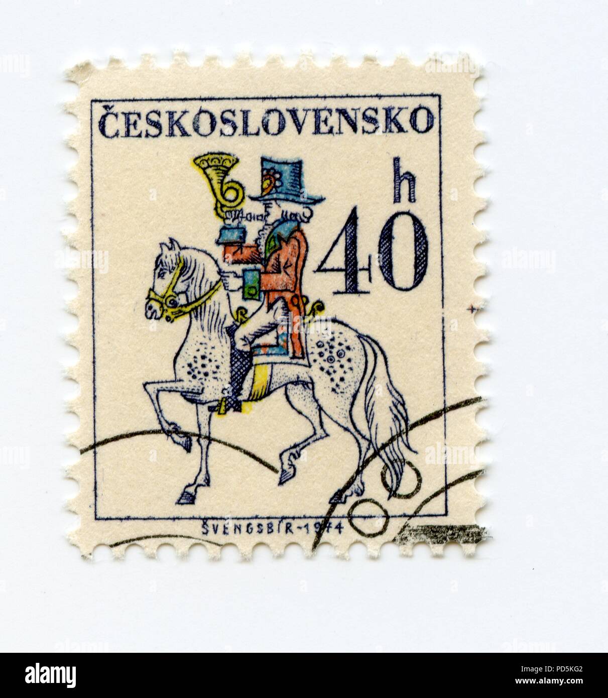 This is a high resolution scan of a vintage stamp Stock Photo - Alamy