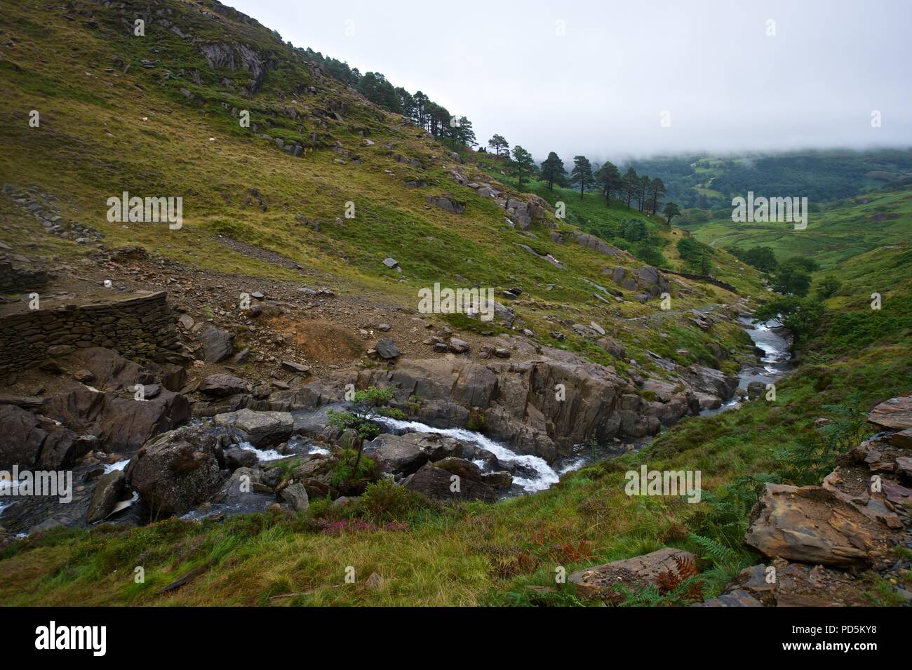 Snowdonia, Rivers and landscapes Stock Photo - Alamy