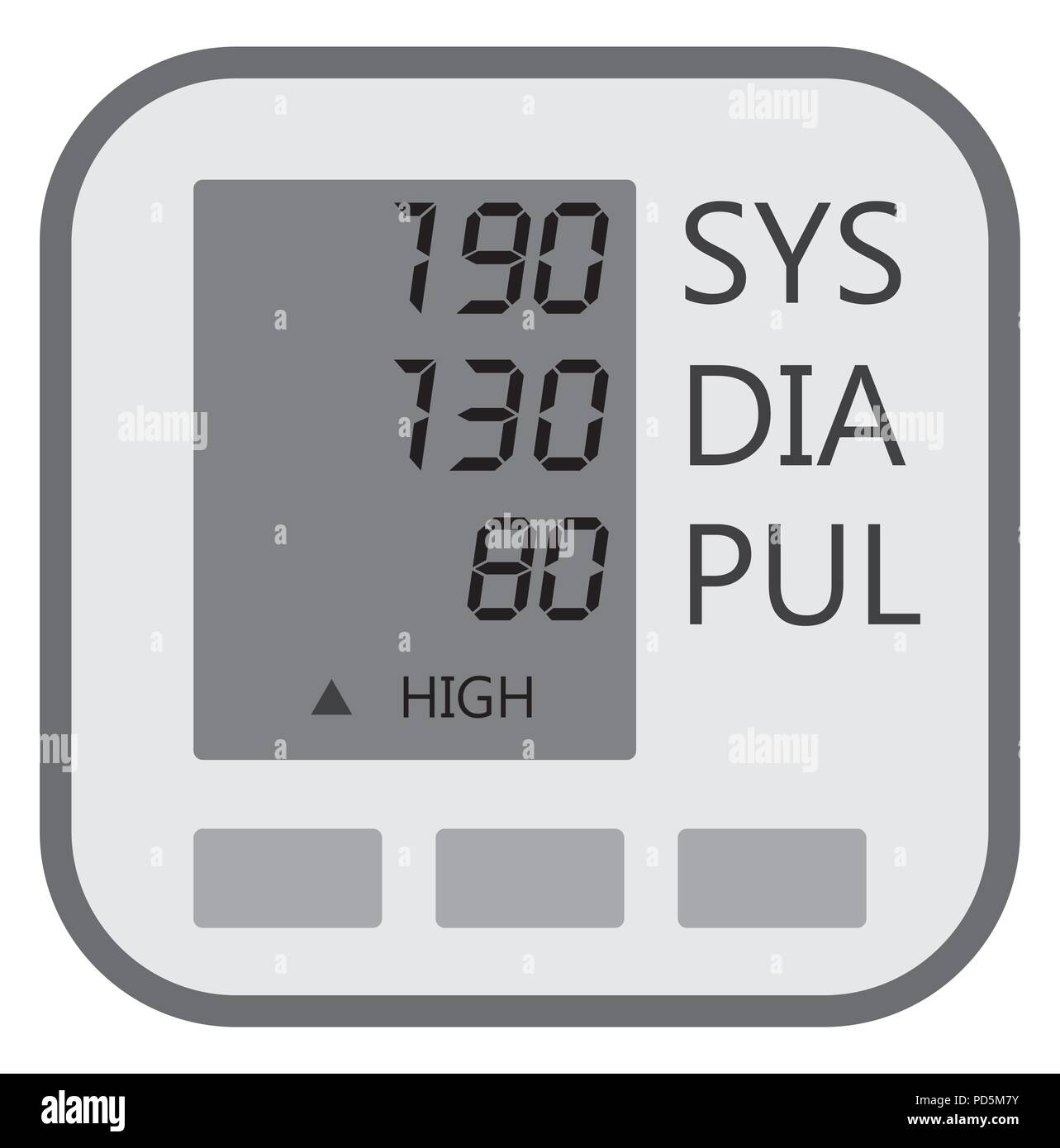 Blood pressure control tool Stock Vector Images - Alamy